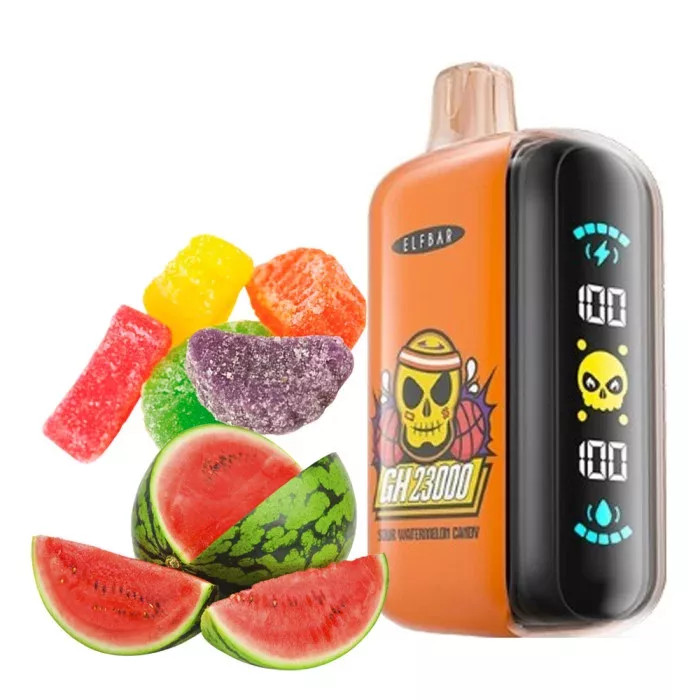 ELF BAR GH23000 - SOUR WATERMELON CANDY Disposable Vape