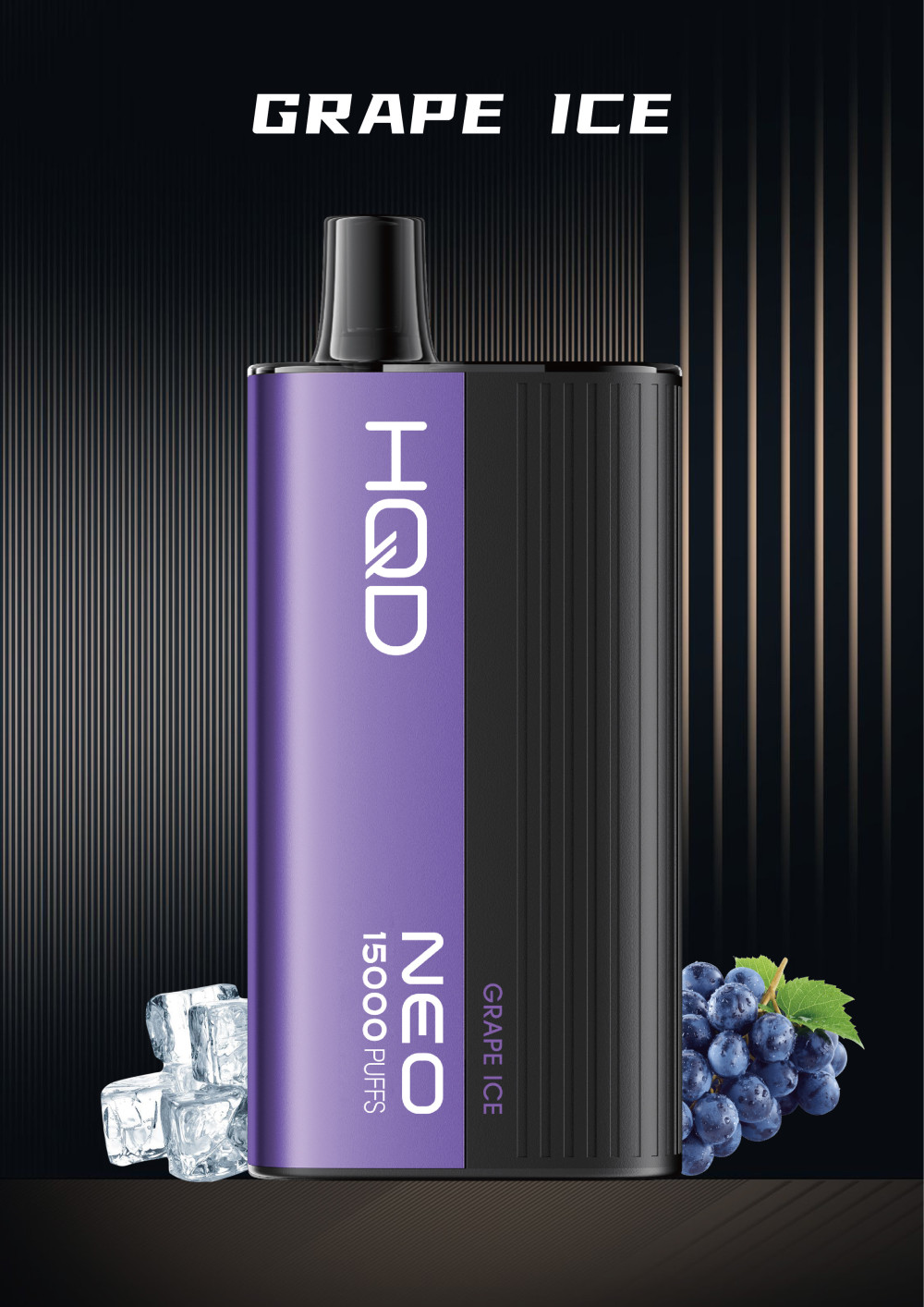 HQD NEO 15000 - Disposable Vape - Grape Ice